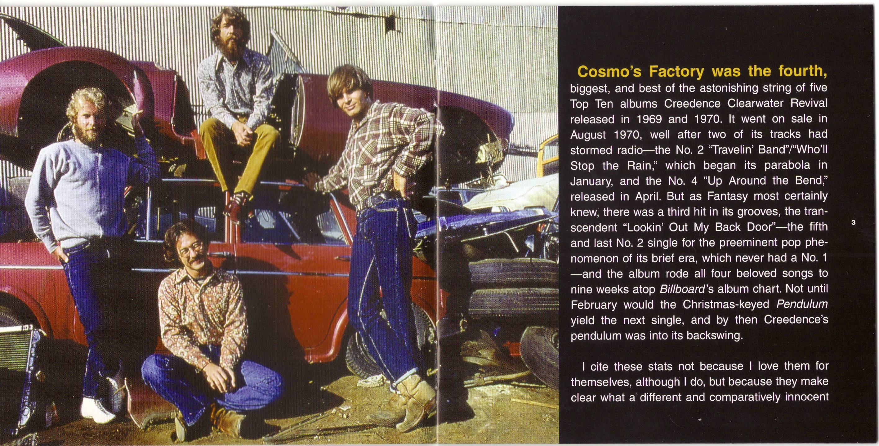 Creedence Clearwater Revival Cosmos Factory 40th Anniversary Edition ...